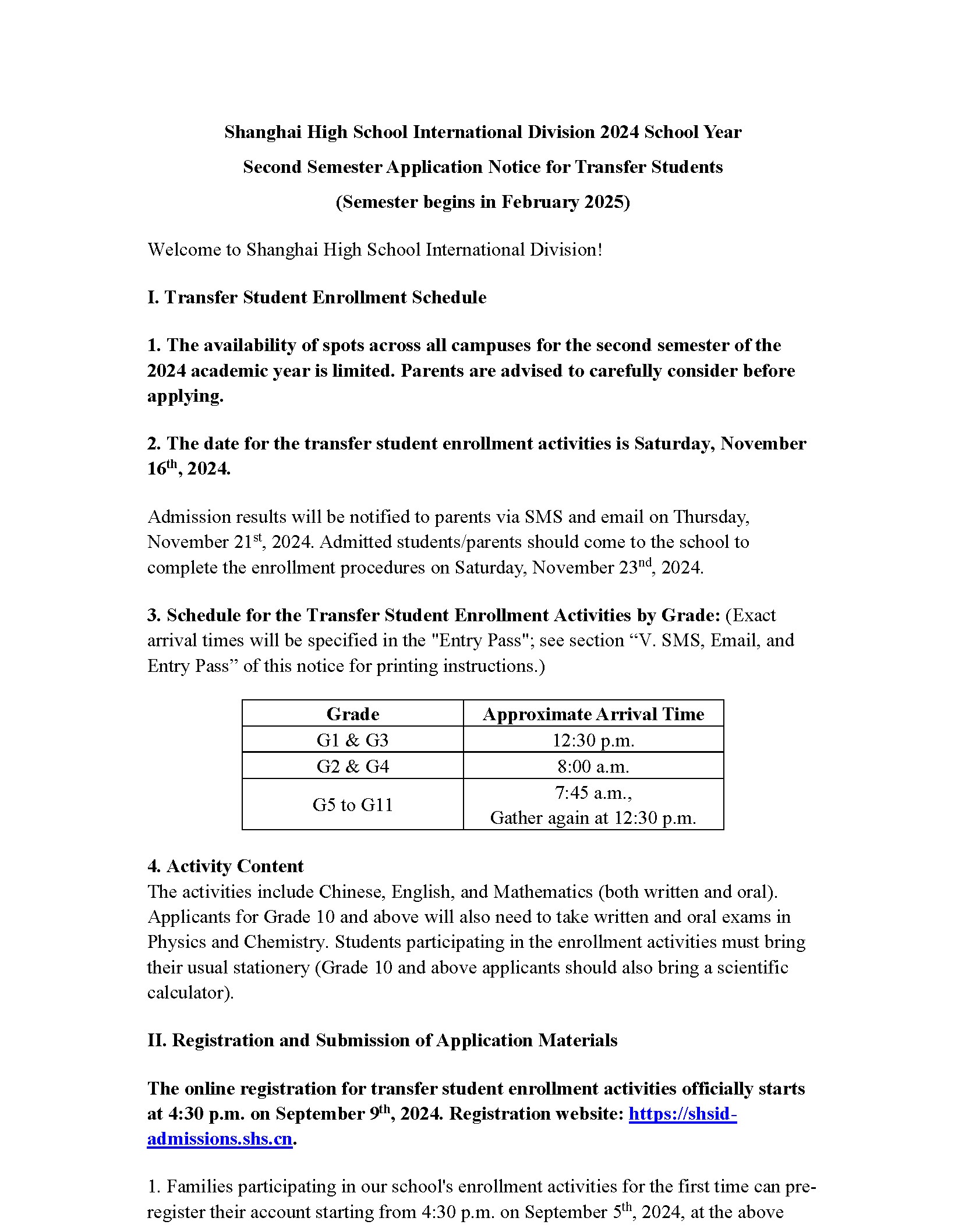 Transfer Students-shsid