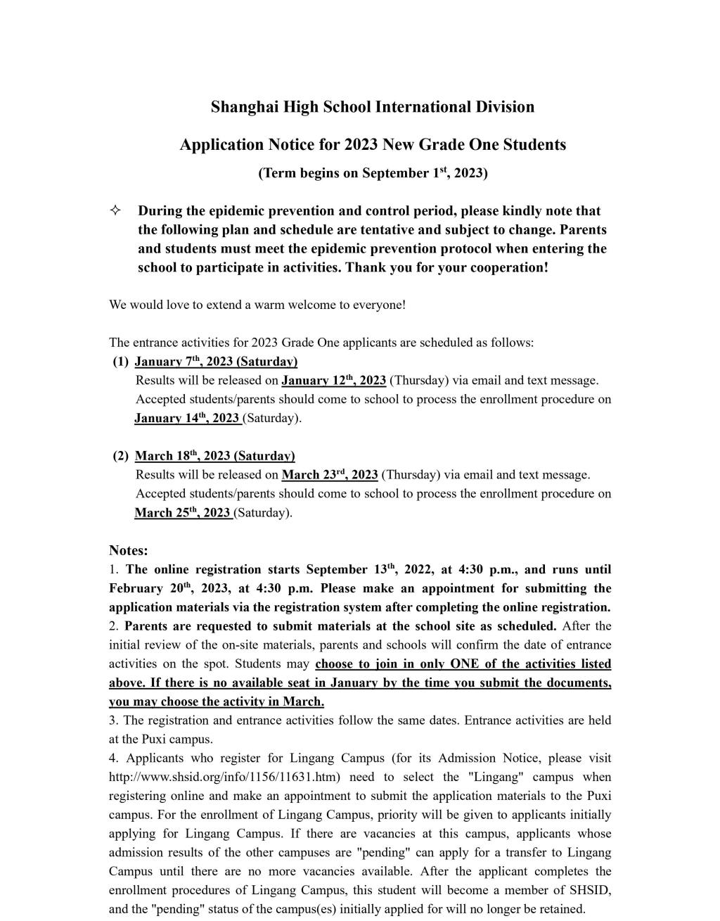 New Grade One Students-上海中学国际部网站