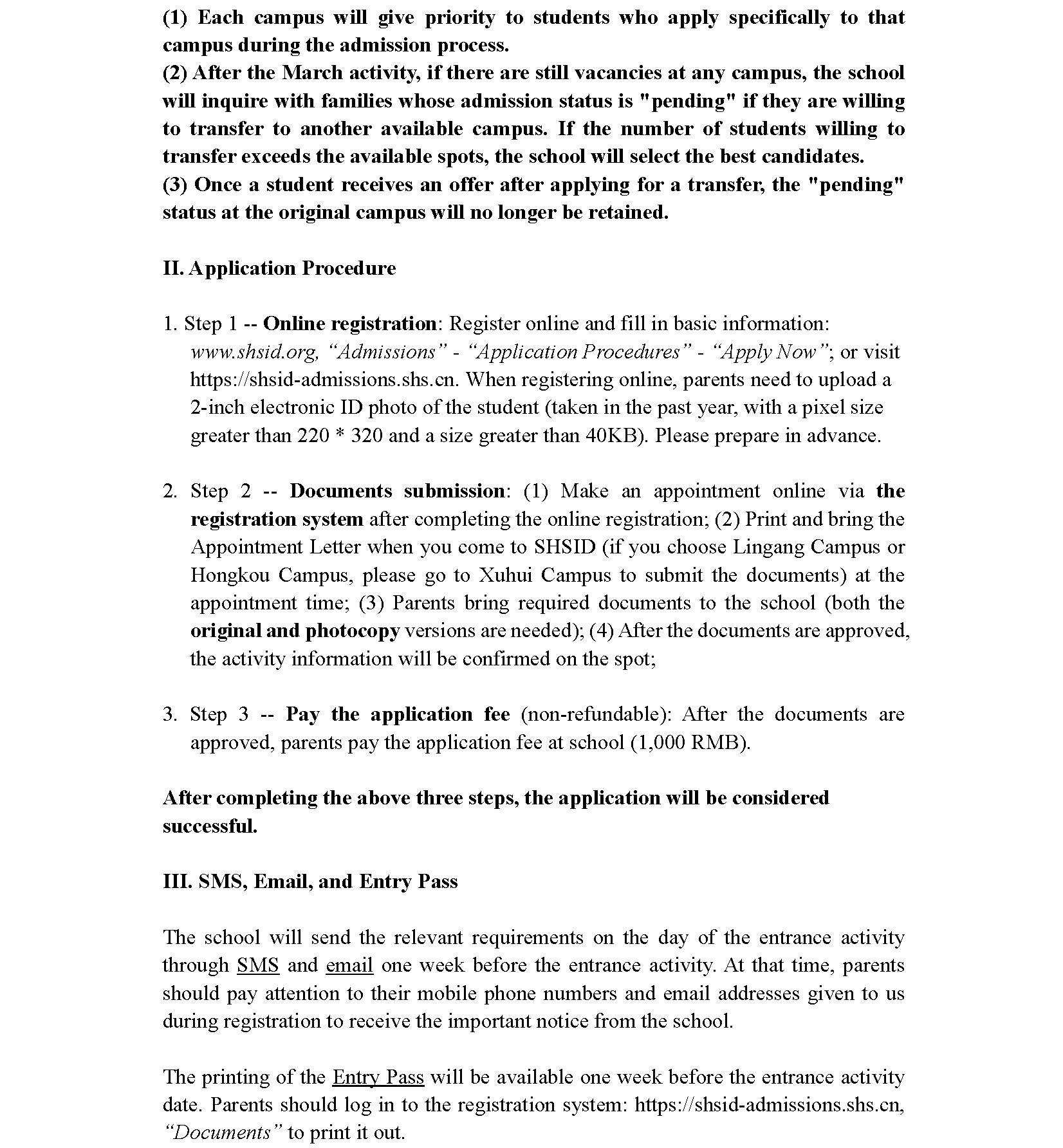 New Grade One Students-Shanghai High School International Division