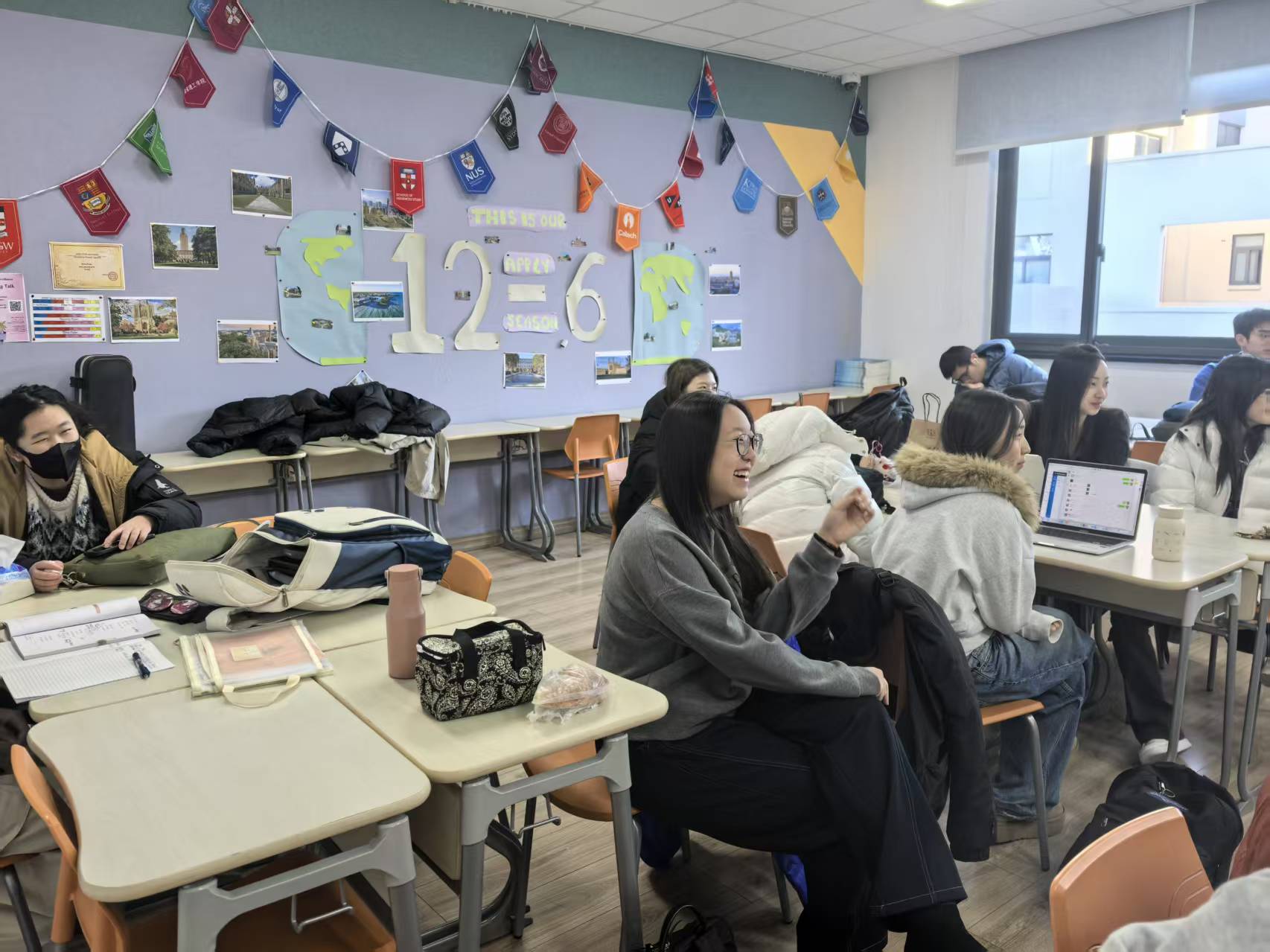 Homophone Fun Game: Grade 12 Homeroom Ignites Winter Vitality-Shanghai ...