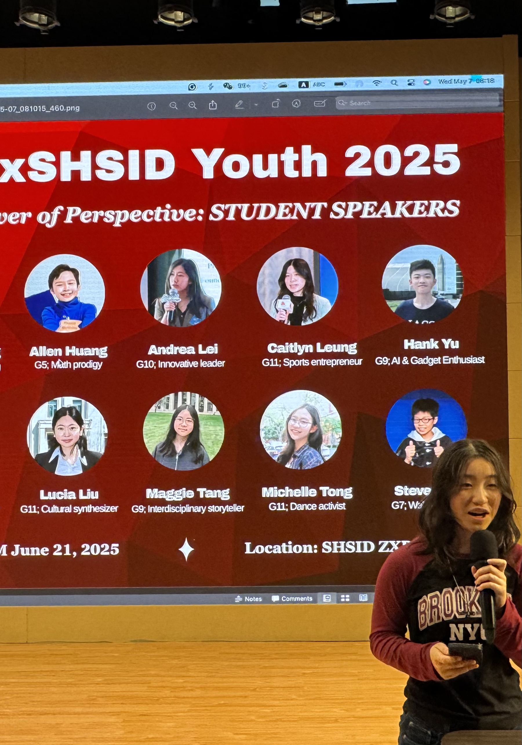 Grade 10 Assembly: TEDx Event and “My College” Sharing-Shanghai High School International Division